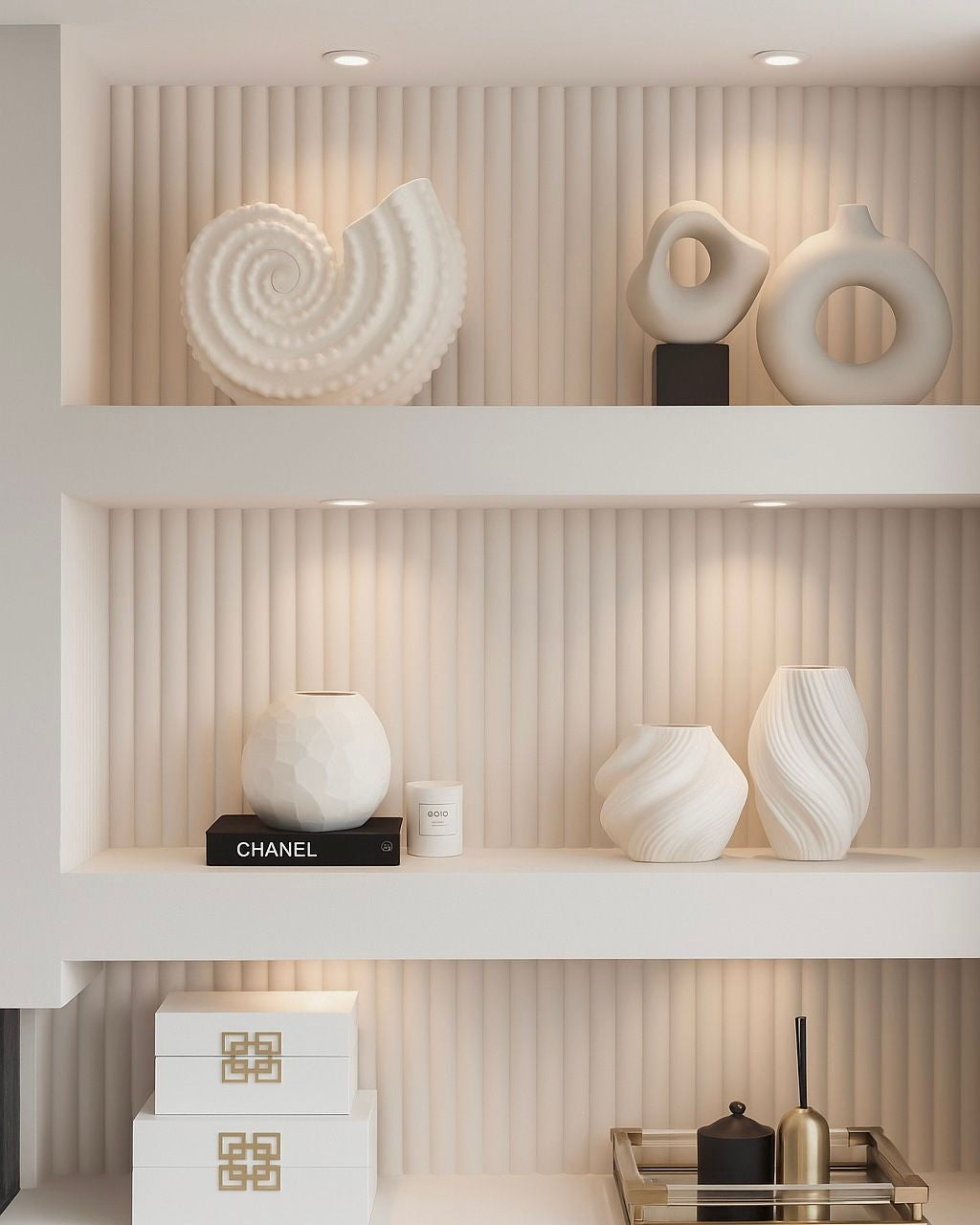 Ribbed Wood Wall Panelling – Panels by Sofia