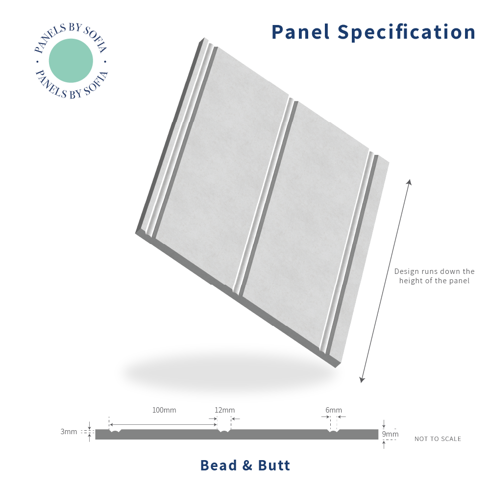 Bead & Butt Wall Panels – Up to 25% Off – Panels by Sofia