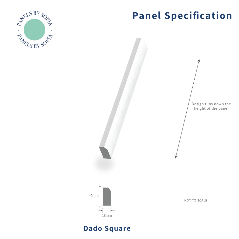 Dado Rail for Wall Panels – Up to 25% Off – Panels by Sofia