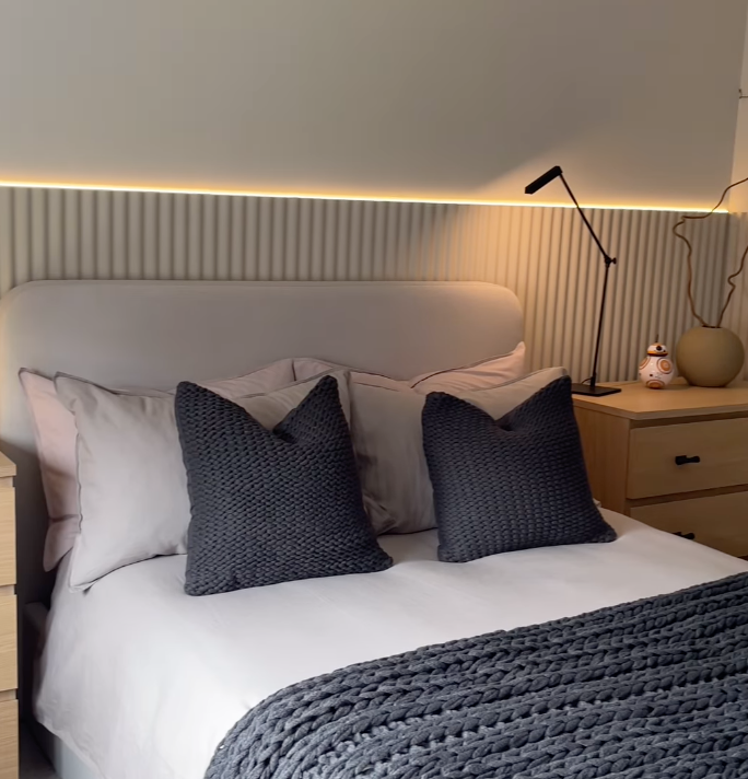 Soft Ribbed Wall Panels | Panels by Sofia | UK Made MDF Wood Panelling