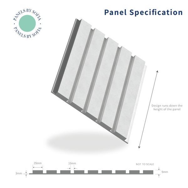 Slat Wall Panels | Panels by Sofia | UK Made MDF Wood Panelling