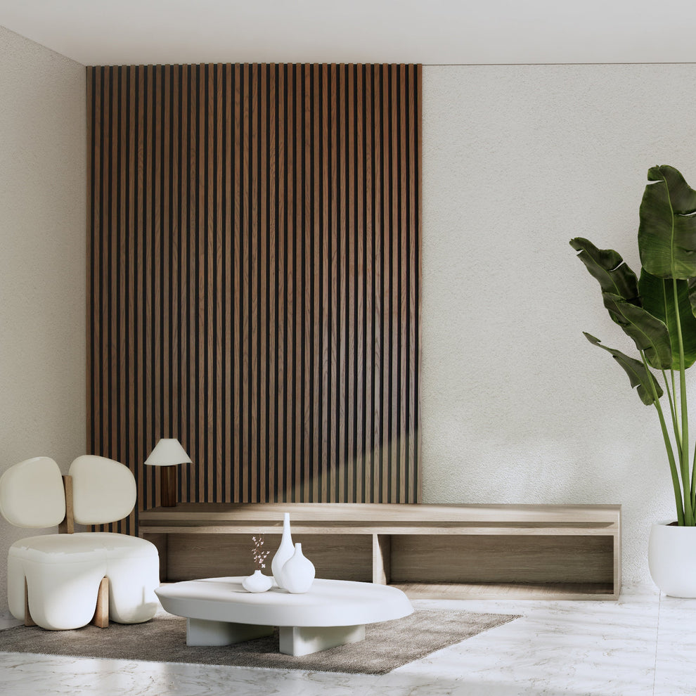 Walnut Veneer Acoustic Wall Panels – Up to 25% Off – Panels by Sofia