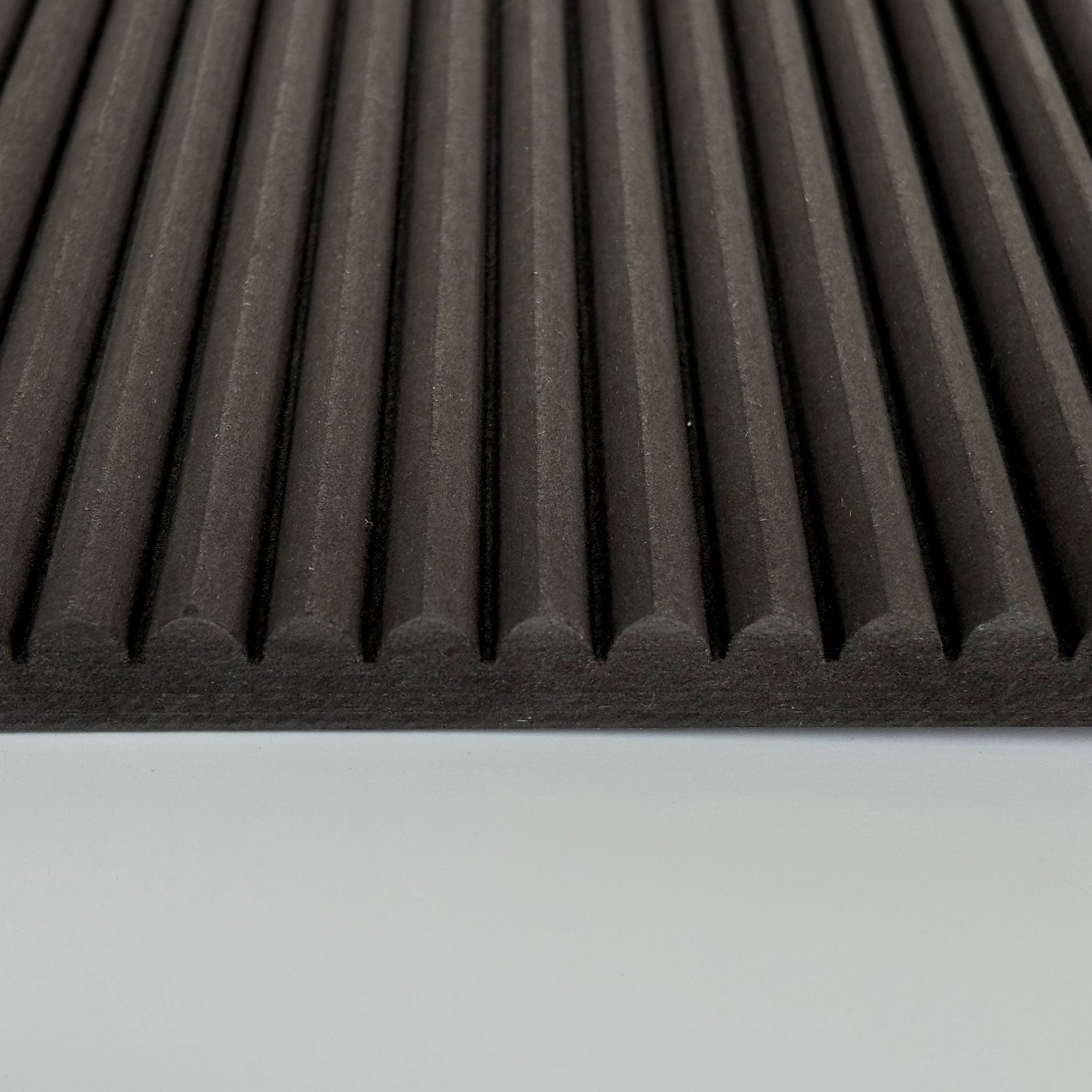 Black Mini Ribbed Wall Panels | Panels by Sofia | UK Wood Panelling