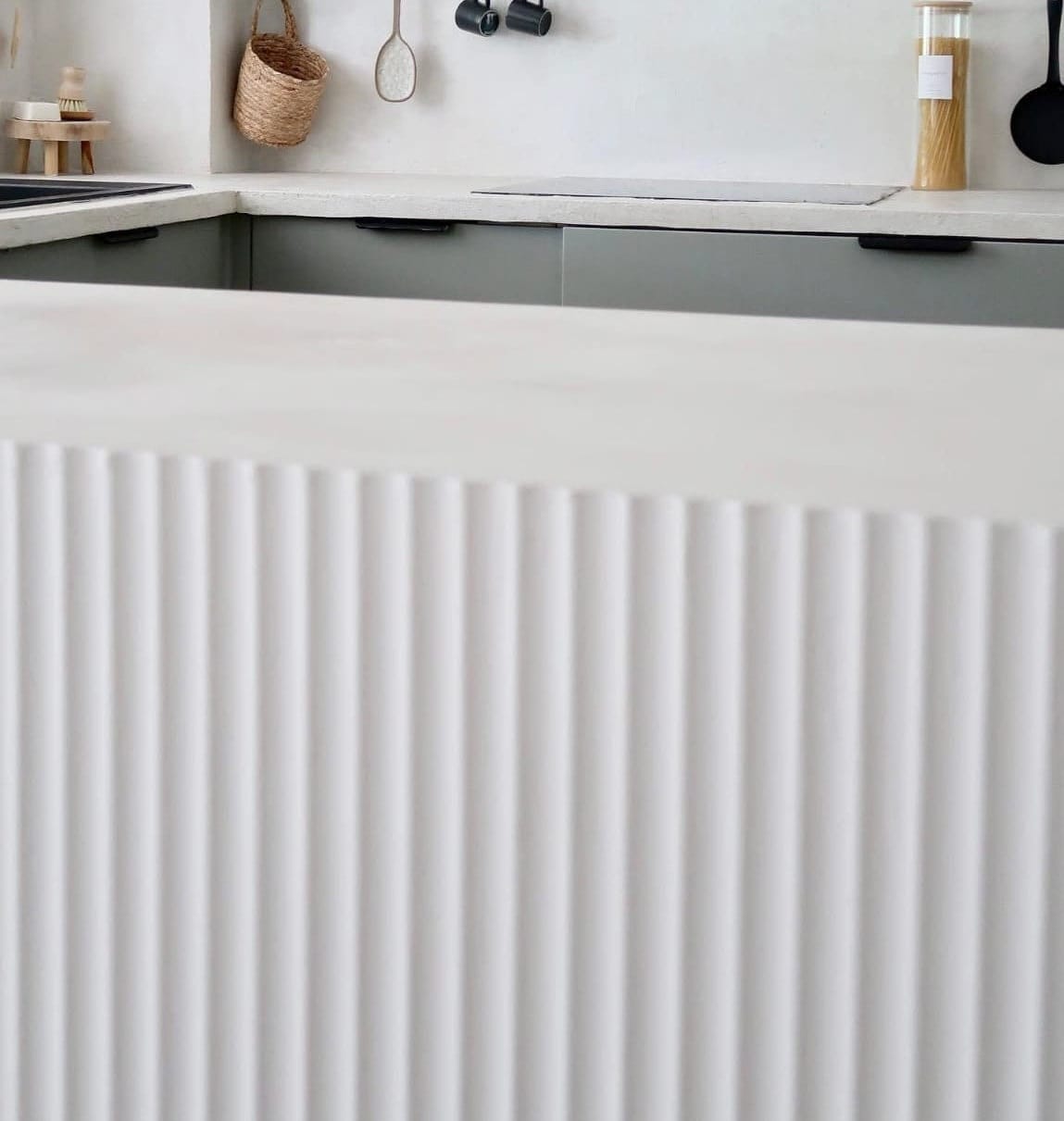 Mini Fluted Wall Panels | Panels by Sofia | UK Made MDF Wood Panelling