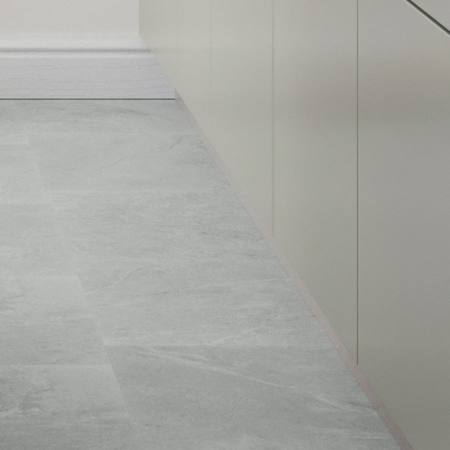 Grey Stone Luxury Vinyl Tile (LVT) Click Flooring- Neutral Stone Effect ...