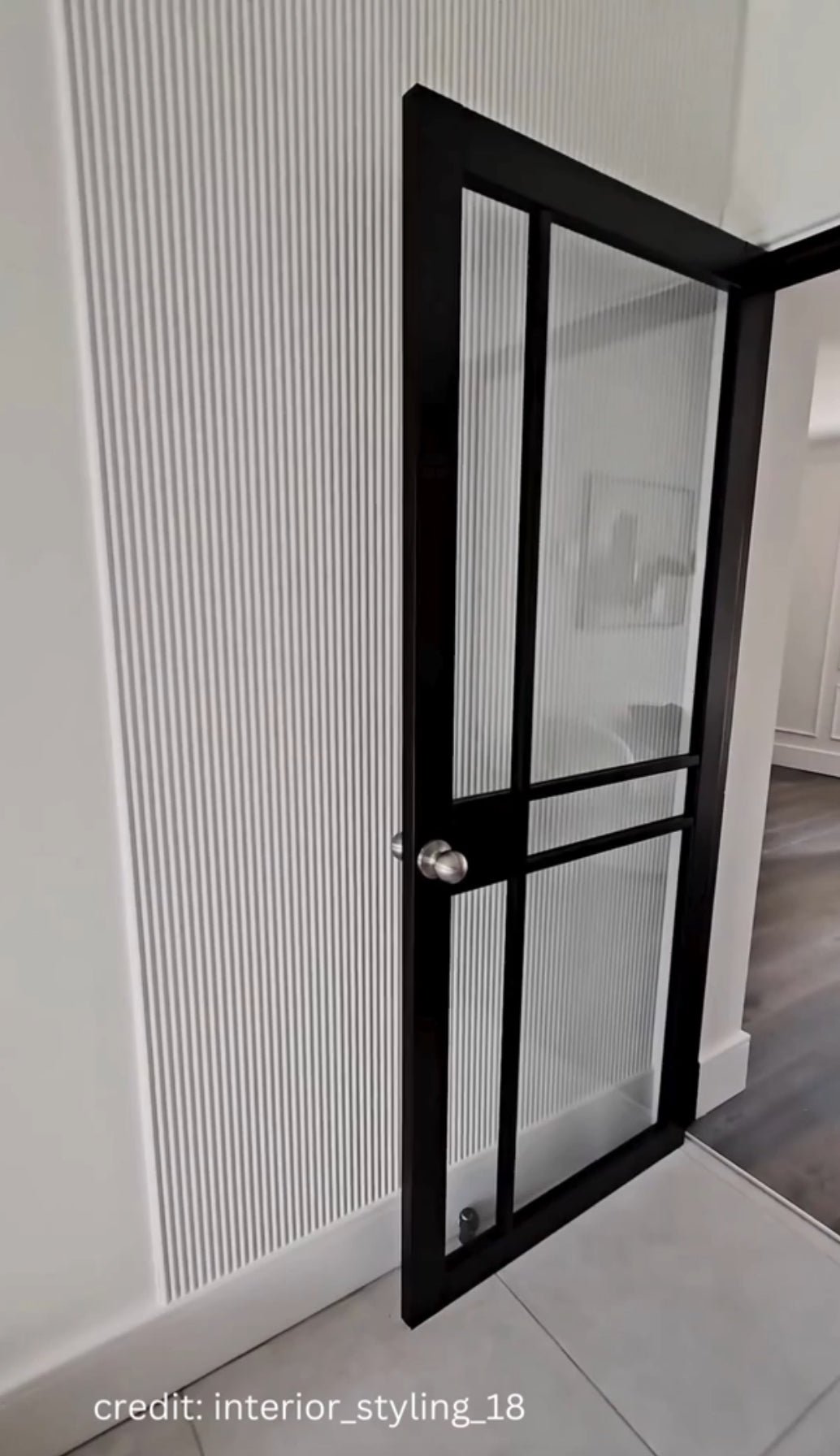 Mini Ribbed Wall Panels | Bespoke Reeded Panelling – Panels by Sofia