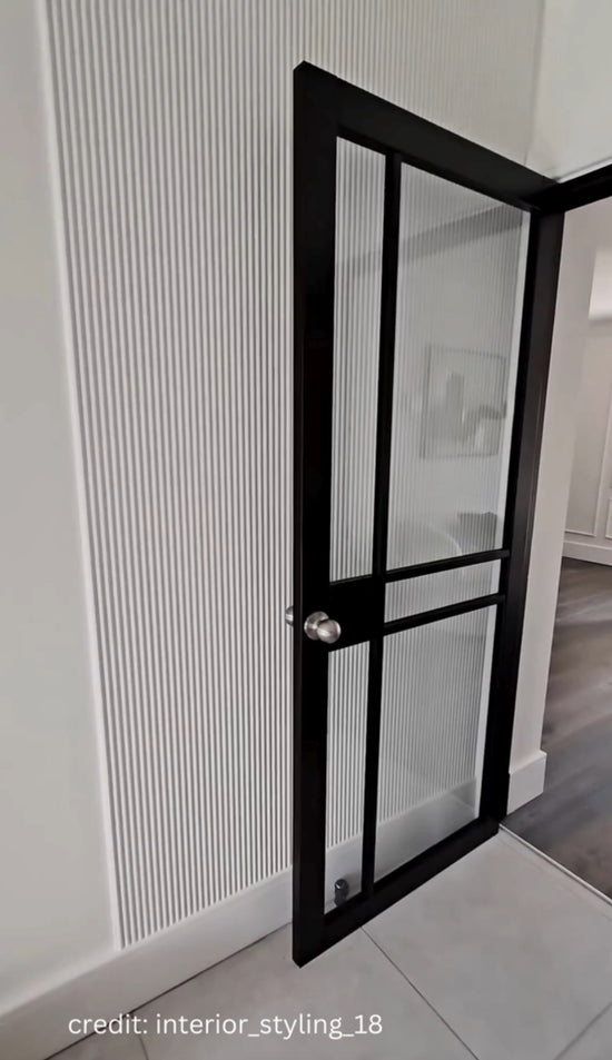 Mini Ribbed Wall Panels | Bespoke Reeded Panelling – Panels by Sofia