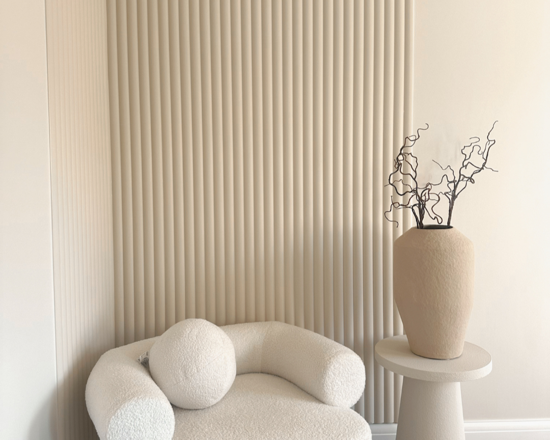 Ribbed Wall Panels | Panels by Sofia | UK Made MDF Wood Panelling