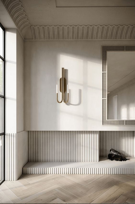 Ribbed Wall Panels | Panels by Sofia | UK Made MDF Wood Panelling